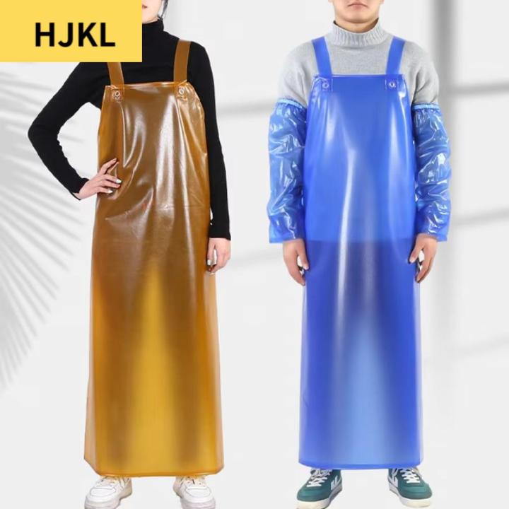 HJKL น้ำมันหลักฐาน ผ้ากันเปื้อนฆ่าสัตว์ ทนต่อการสึกหรอ กันน้ำกันน้ำได้ ...