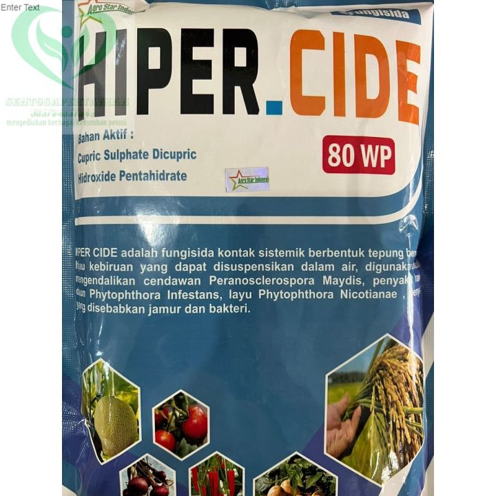 Fungisida kontak sistemik HIPER CIDE 80WP isi 1 kg dari AGRO STAR ...