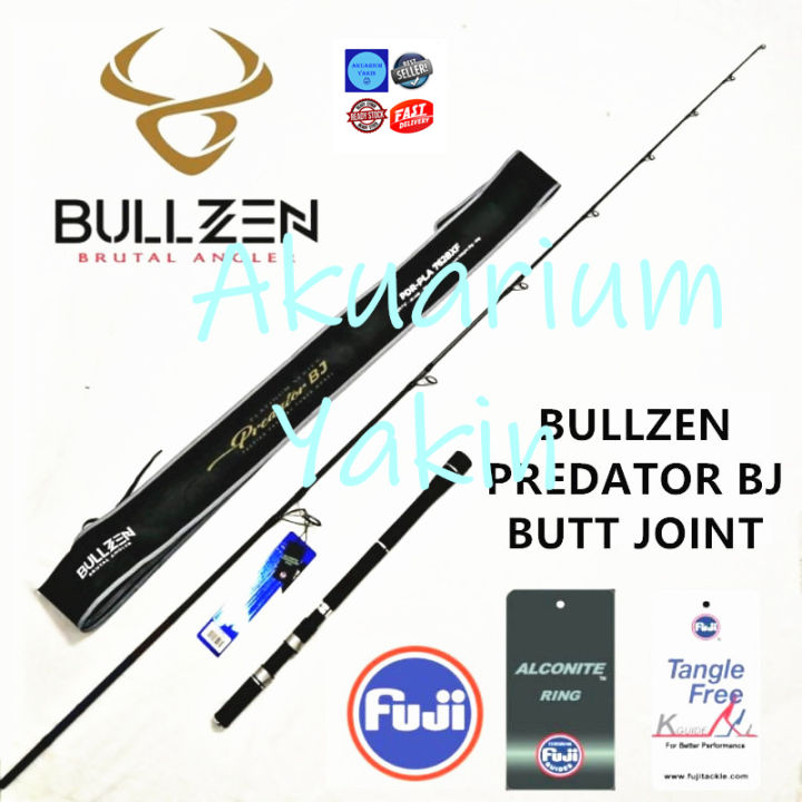4077 BULLZEN PREDATOR PLATINUM ONSHORE ROD / POPPING GAME FOR GT / TUNA ...