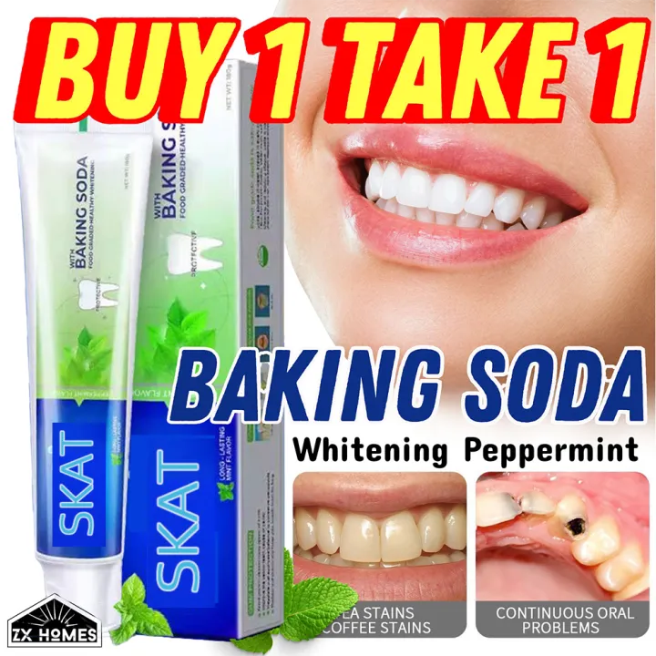 【TAKE 1 BUY 1】FACE U Whitening Teeth Toothpaste Freshens Breath Oral ...