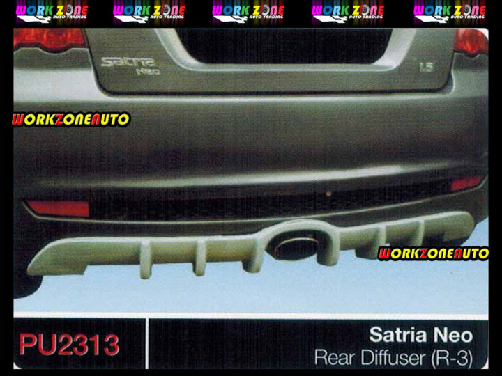 PU2313 Proton Neo PU Rear Diffuser (R3) Body kit Bodykit | Lazada