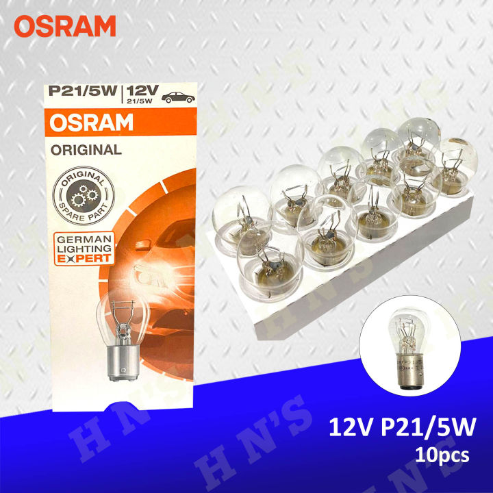 OSRAM 12V P21/5W Double Contact Bulb ( Set of 10pcs ) | Lazada PH
