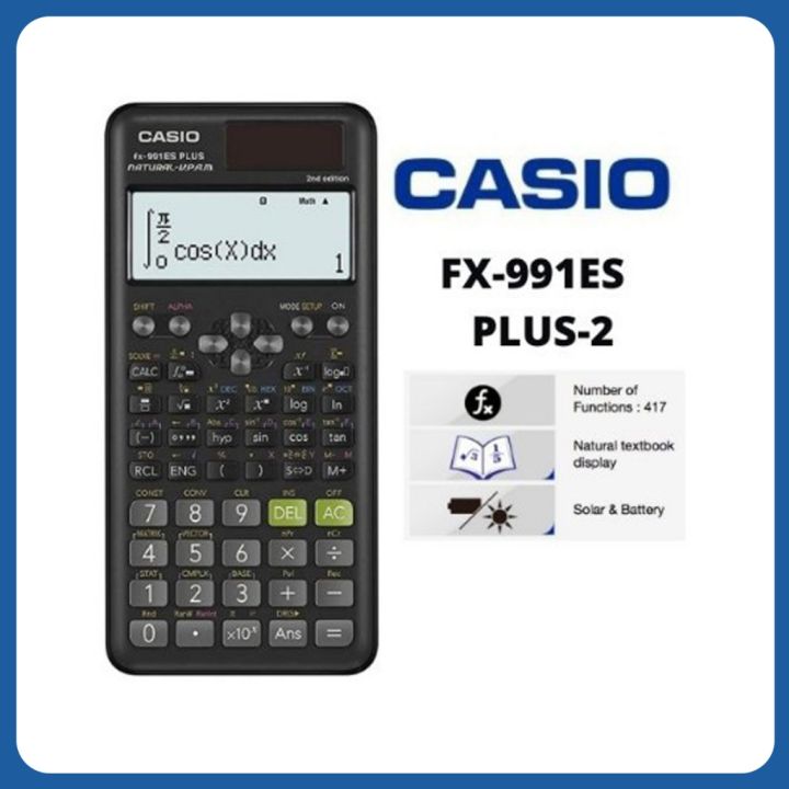Casio Fx-991Es Plus-2 (Black) Es Plus Series - Non Programmable School ...