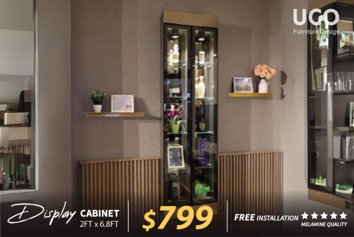 UCO WALL MOUNT DISPLAY CABINET | Lazada Singapore
