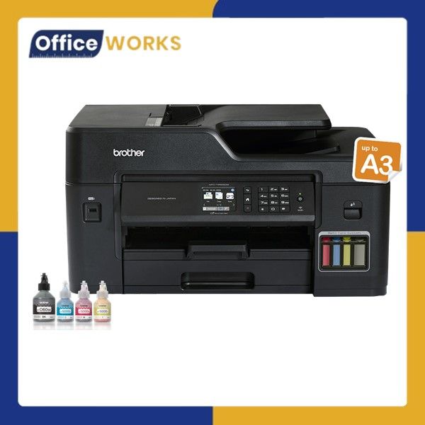 Brother Printer / Brother MFC-T4500DW Ink Tank Printer A3 / Wireless ...