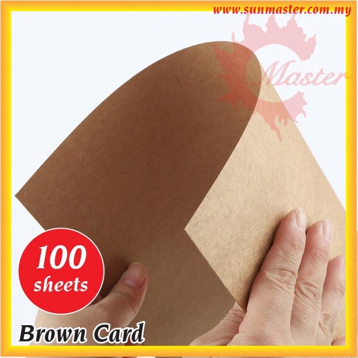A4 Brown Card | 180g 250g 350g | Brown Kraft Paper for Printing and ...