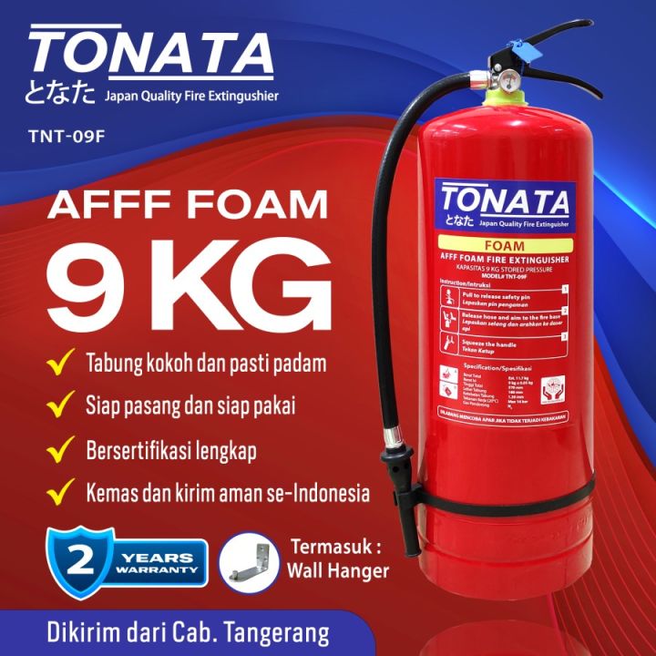 APAR 9KG TONATA / FOAM 9 KG / Set Komplit | Lazada Indonesia