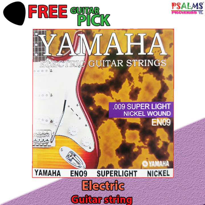 Electric guitar string set(YAMAHA) | Lazada PH