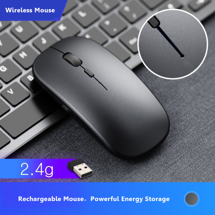 Wireless Mouse Bluetooth Rechargeable Mouse Computer Silent Ergonomic ...