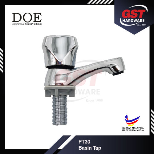 DOE PT30 Bathroom Pillar Tap Water Tap 水龙头 Bathroom Basin Pillar Tap ...