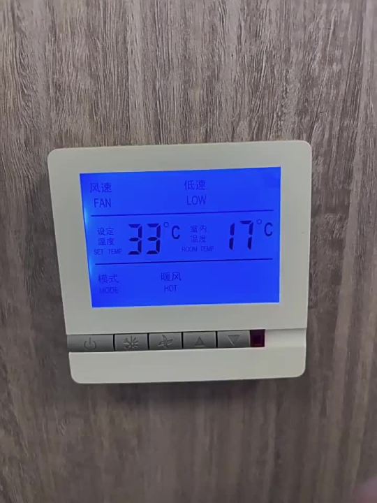 Air Conditioner Thermostat Air Conditioner Control Panel Fan Coiled