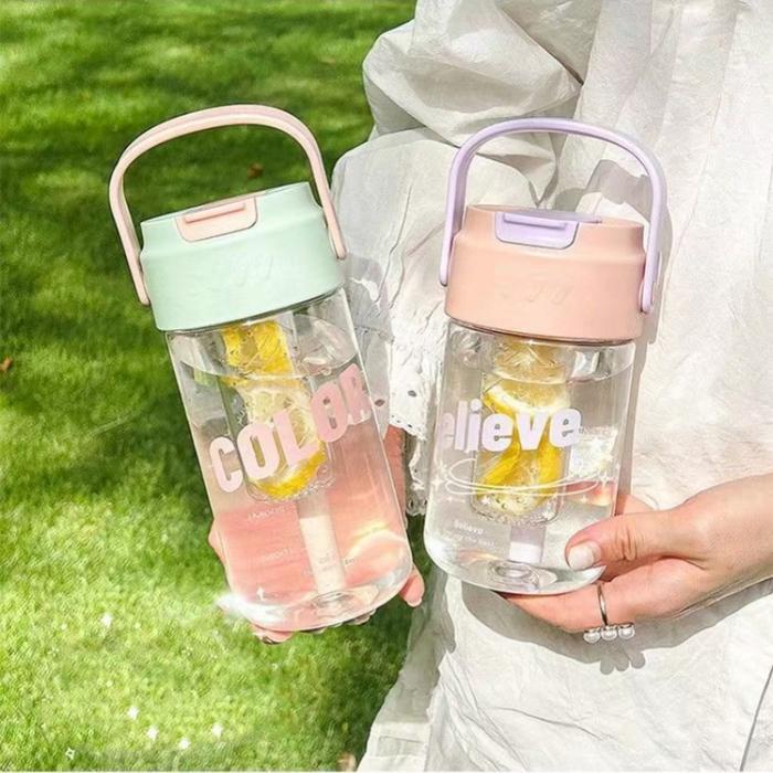 Tumbler Pastel/ Tumbler Two Color/ Botol Minum Dengan Tabung Filter ...
