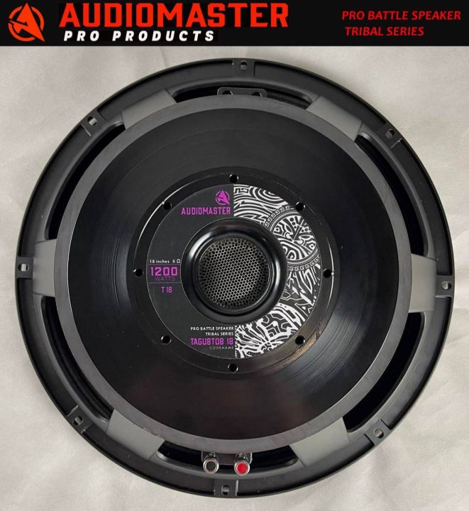 Audiomaster Pro Battle Speaker Tribal Series Tagubtob 18 / T18 subwoofer 18 inches diameter d18 ...
