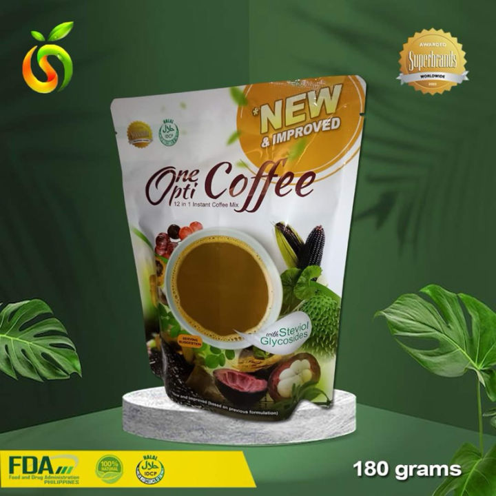 NEW OPTI COFFEE 10 SACHETS PER PACK(ONE OPTI 12 in 1 INSTANT COFFEE MIX ...