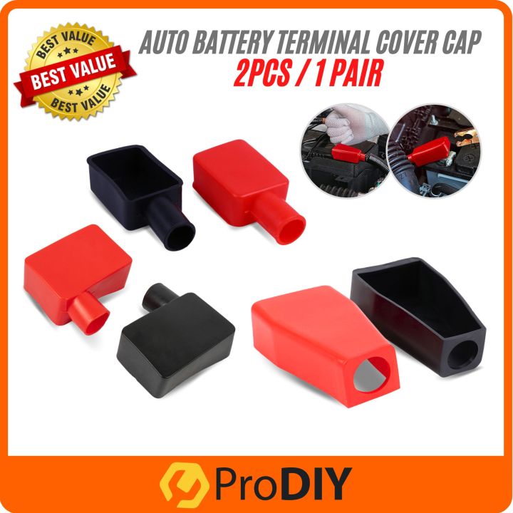 Auto Battery Terminal Cover Cap Car Positive Battery Terminal Insulator ...