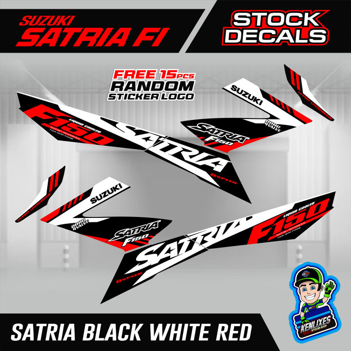 Suzuki SATRIA/RAIDER F150 Fi Stock Decals 2021 | Lazada PH