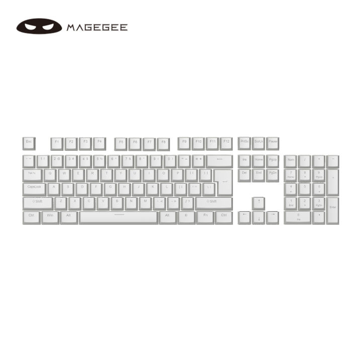 MageGee Keycaps 104 Keys PBT Dye Sublimation Keycaps Suitable for 61 ...