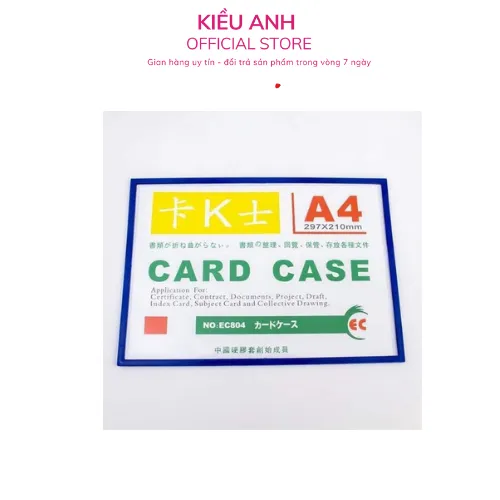 Bảng tên nam châm ( card case ) A5/A4/A3 khung nhựa dầy chống tĩnh điện ...
