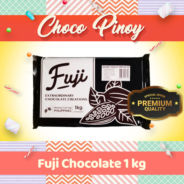 Choco Pinoy Fuji Chocolate Semisweet Milk Dark Bittersweet White 1kg ...