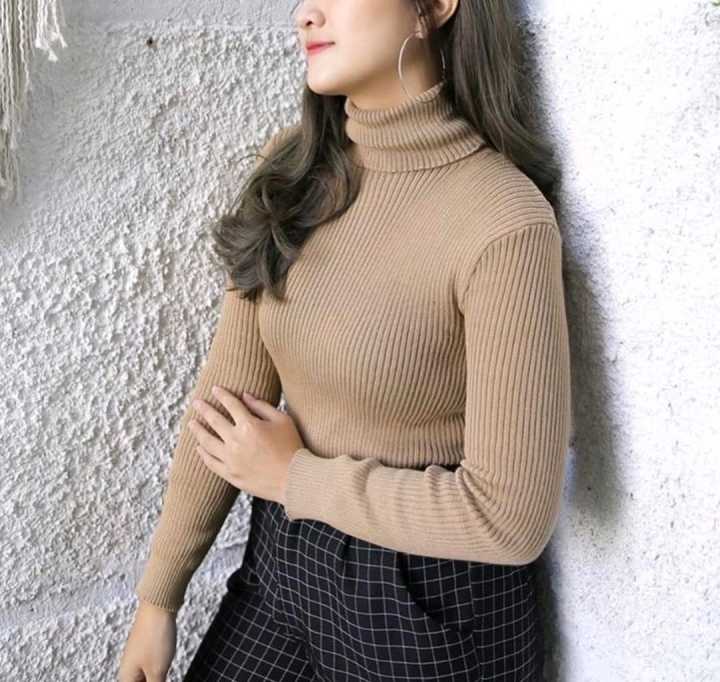 INNER RAJUT LENGAN PANJANG//MANSET RAJUT KOREAN LENGAN PANJANG | Lazada ...