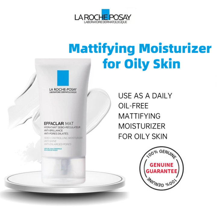 La Roche Posay Effaclar Mat Mattifying Moisturizer for Oily Skin 40ml ...