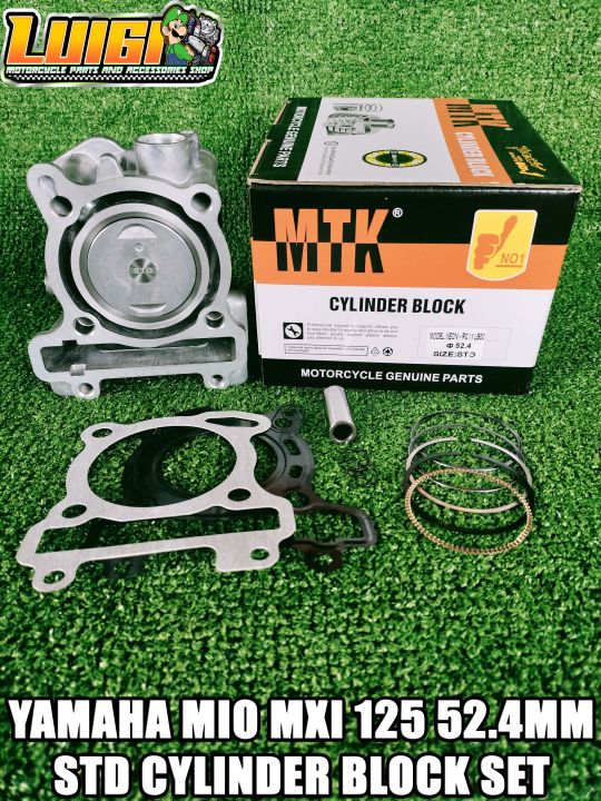 MTK YAMAHA MIO MXI 125 52.4MM STANDARD CYLINDER BLOCK SET | Lazada PH