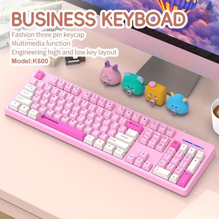 104 Key Wired Gaming Mechanical Keyboard With Numeric Keypad, Linear ...
