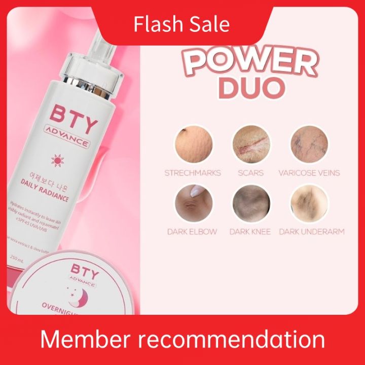 BTY Advance The Power Duo - Overnight Mask 250g and Daily Radiance ...
