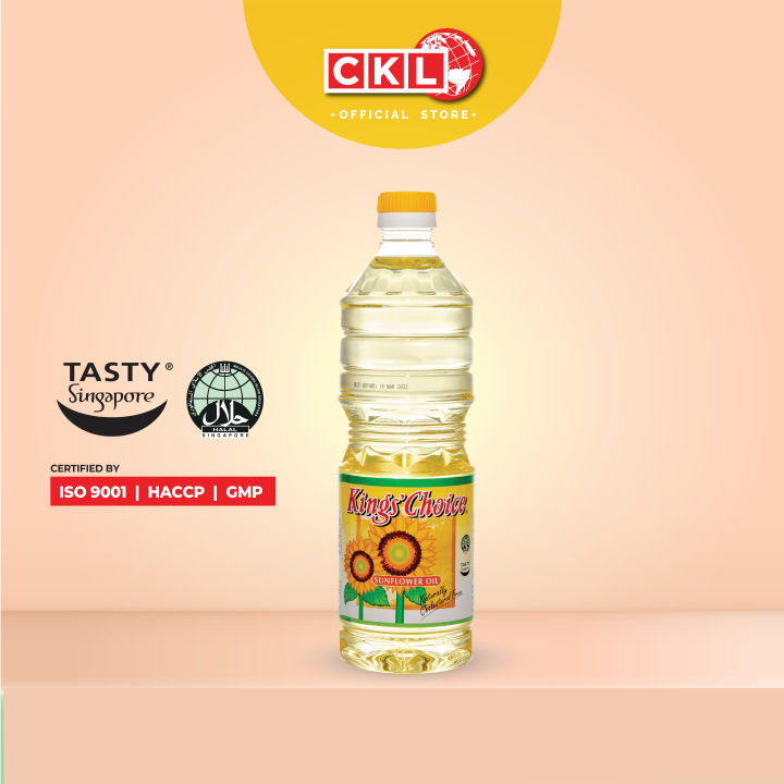 Kings' Choice Sunflower Cooking Oil - Halal - 6 X 1L Bottles | Lazada ...