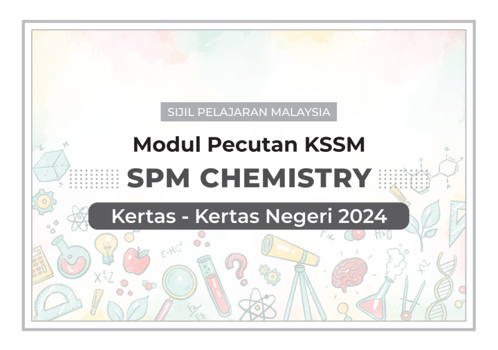[NEW 2024] KSSM SPM CHEMISTRY Trial Papers Module Bilingual | Lazada