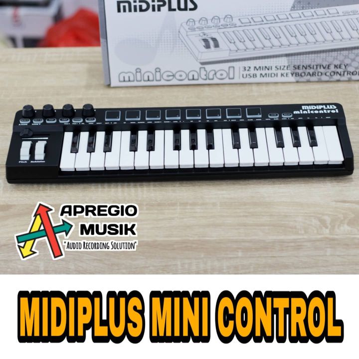 Midiplus minicontrol mini control 32 key USB midi controller with pad | Lazada Indonesia