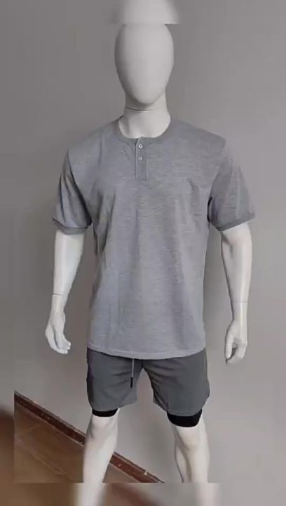 1122024 การค้าต่างประเทศเสื้อผ้าผู้ชายข้ามพรมแดนคอกลมแขนสั้นชายหนุ่ม ...