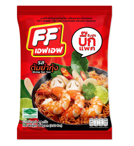 FF Brand Instant Noodles Shrimp Tom Yum Flavoured | Lazada