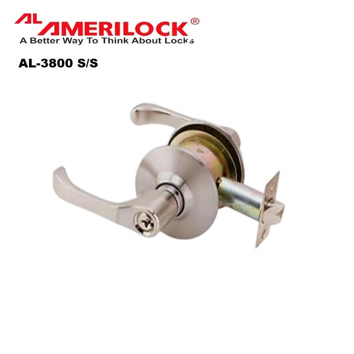 ( AL3800 ) for Bedroom with 3 keys AMERILOCK Door Knob Lever Type ...