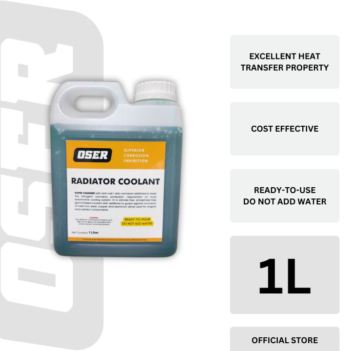 1 Liter Green Antifreeze Radiator Coolant Ready-to-use | Lazada PH