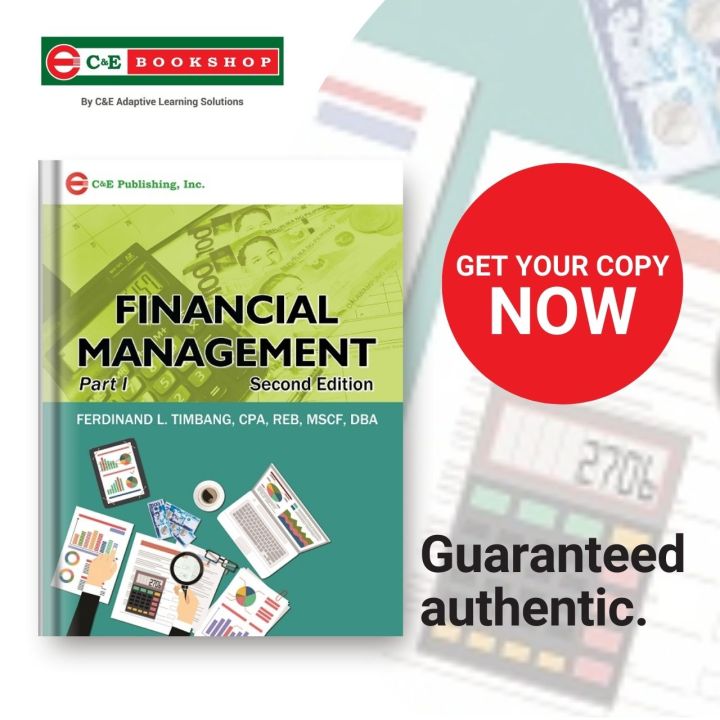 Financial Management Part 1 - 9789719813767 - C&E Bookshop | Lazada PH