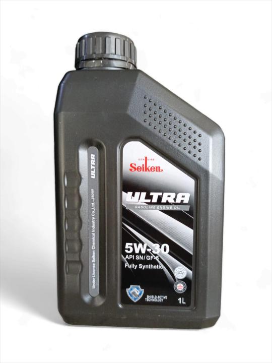 Oli Mesin Mobil Bensin Seiken Ultra 5W-30 1 Liter Original | Lazada ...