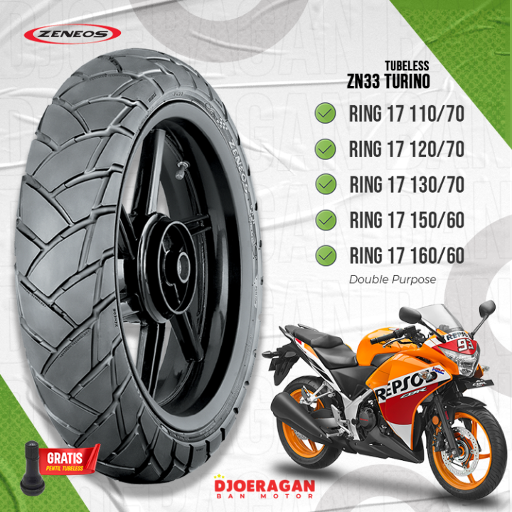 Ban Motor Sport Semi Trail Dual Purpose Ring 17 Zeneos ZN33 TURINO ...