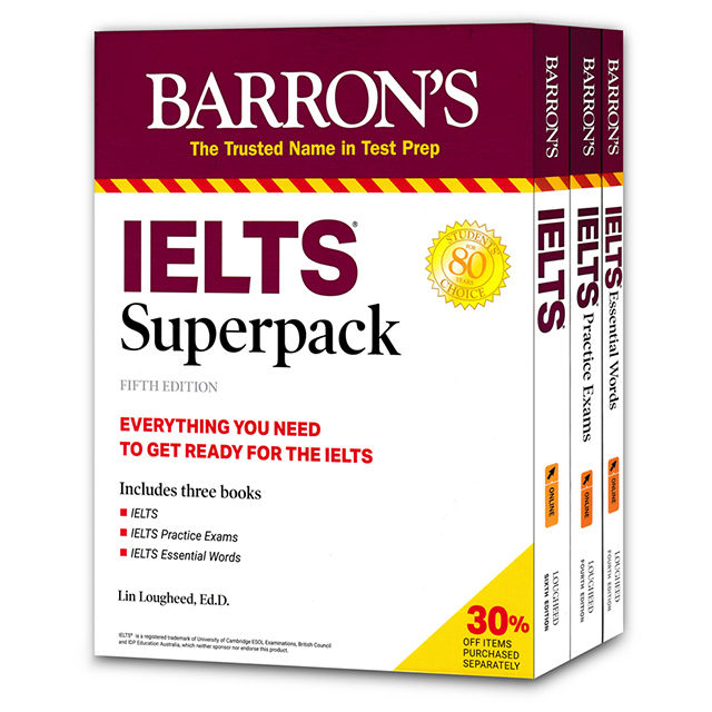 BARRON'S IELTS SUPERPACK (5th ED.) BY DKTODAY | Lazada.co.th