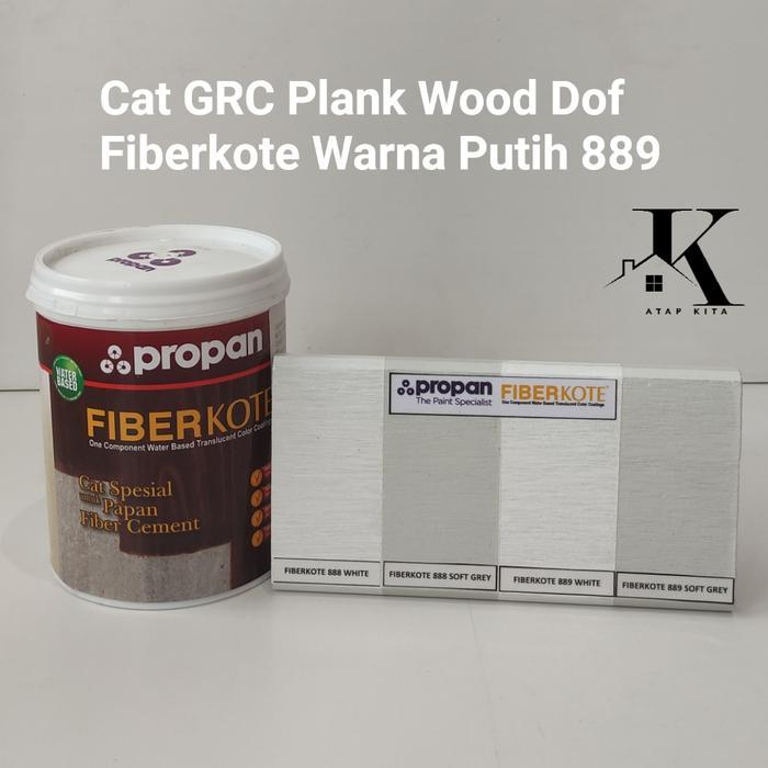 CAT PROPAN FIBERKOTE GRC / PUTIH DOF 889 1L / GRC / LISPLANK / CONWOOD ...