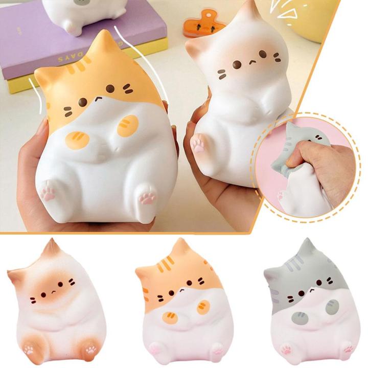 Anti Stress Squeeze Toy Cute Cat Stretchy Toy Kawaii Relief Stress ...