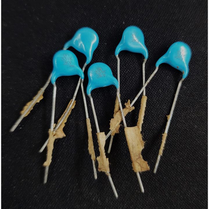 Capacitor Mylar atau Kapasitor Milar 331K 2KV 2000V - Harga per 5 pcs ...