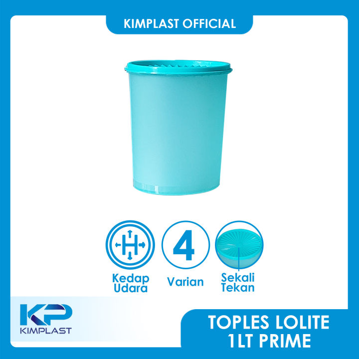 KIMPLAST Toples Lolite Prime 1 Liter / Toples 1000ml Serbaguna | Lazada ...