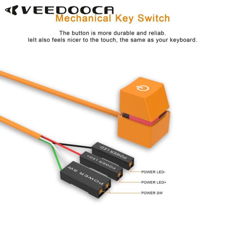 VEEDOOCA Desktop Computer Power Switch Power Supply Control Adapter ...