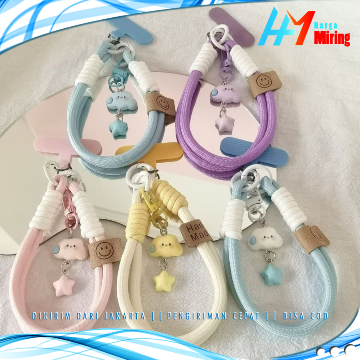 Gantungan Kunci Awan Tali Gantungan Handphone Liontin keychain ...