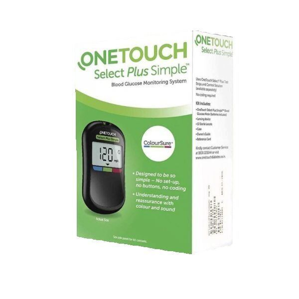 ONE TOUCH SELECT PLUS SIMPLE GLUCOSE METER (without strip) | Lazada