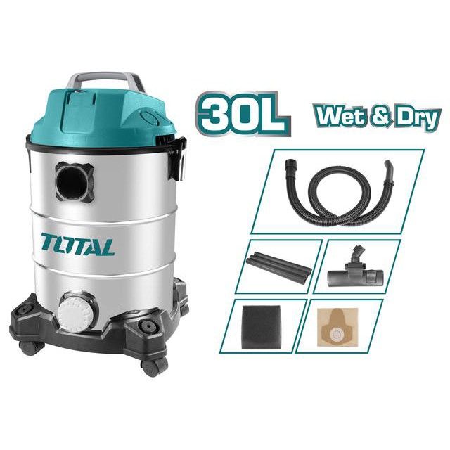 TOTAL เครื่องดูดฝุ่น 30 ลิตร รุ่น TVC13301 | Lazada.co.th