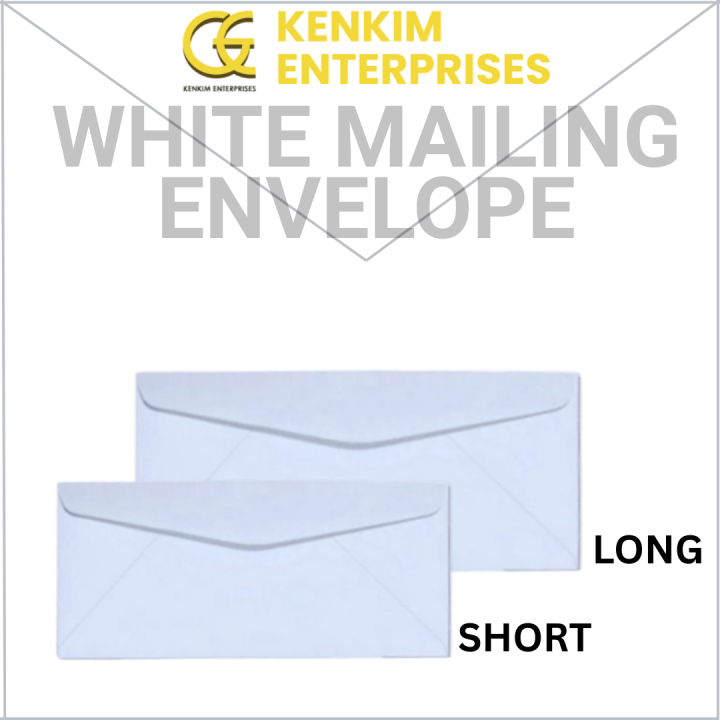 White Mailing Envelope 50 Pcs Per Pack | Lazada PH