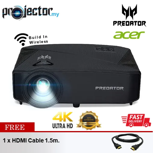 Acer Predator GD711 DLP 4K UHD 4000 Lumens Wireless Gaming & Home ...