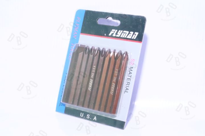 Original Flyman Screwdriver Impact Bits Set 10 Pcs. | Lazada PH